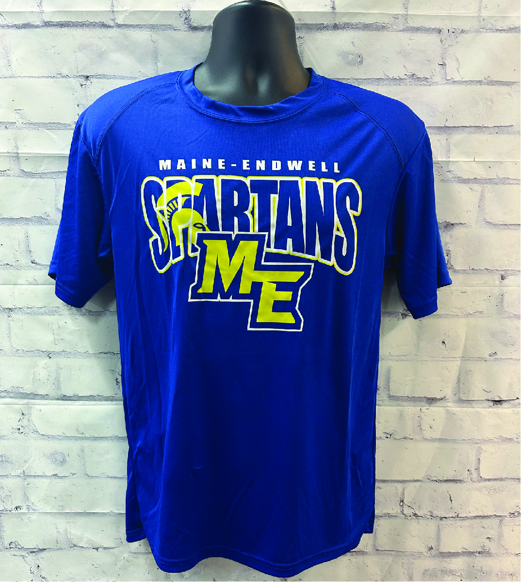 Maine-Endwell ME Spartans Royal Performance Tee – Clearance | Zappia ...