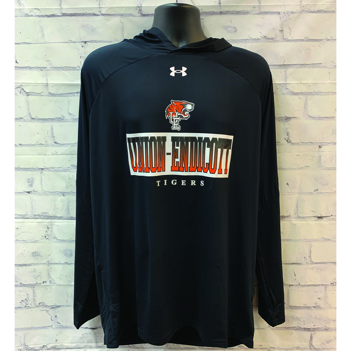 Union-Endicott Tigers Under Armour performance hoodie Fade-Clearance ...