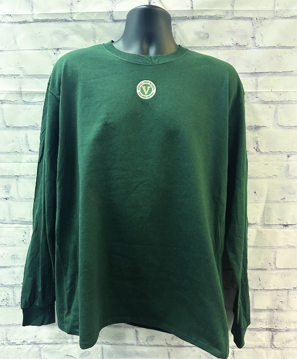 Vestal High School Golden Bears Green Long Sleeve – Clearance | Zappia ...